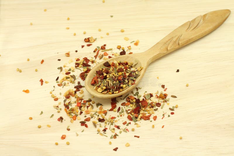 A Handful of Dried Vegetables and Spices Stock Photo - Image of healthy ...