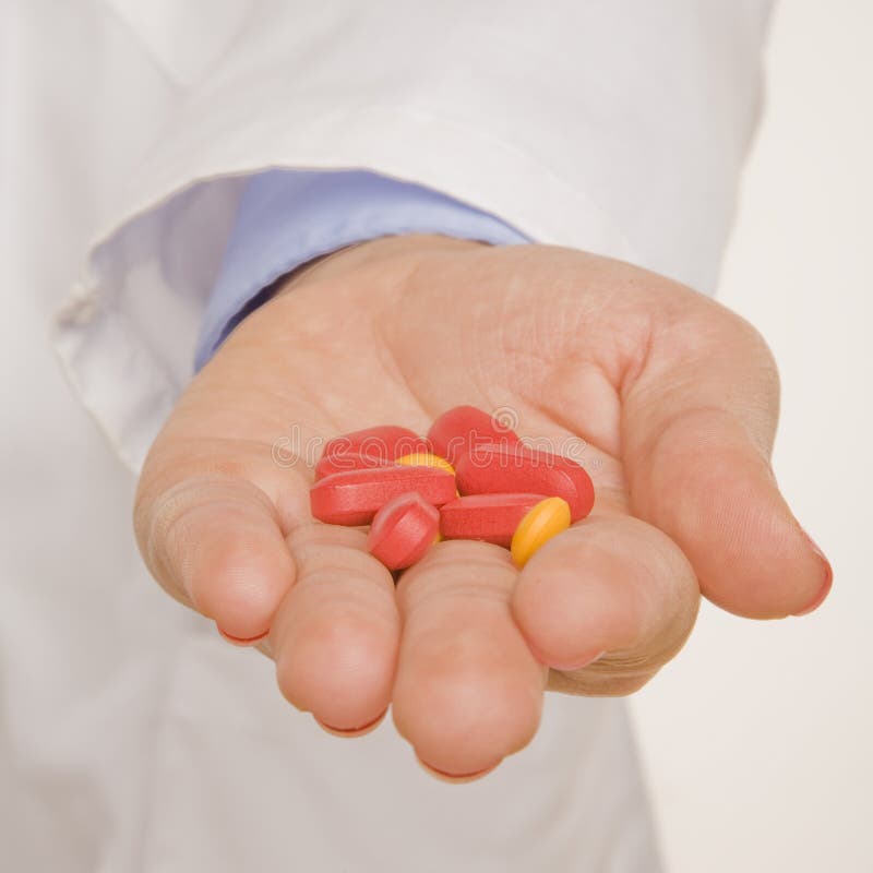 Handful of medicine stock photo. Image of industry, human - 9970000