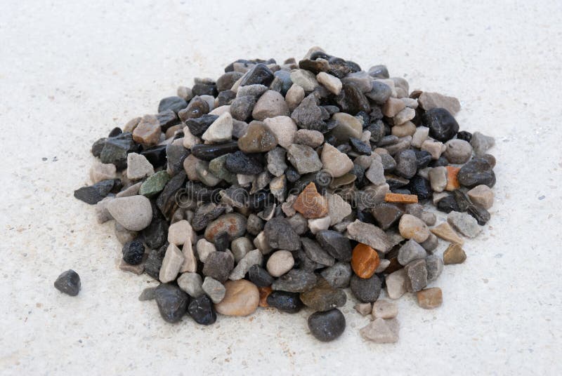 Handful of Minced and Minced Stone for the Concrete Industry Stock ...