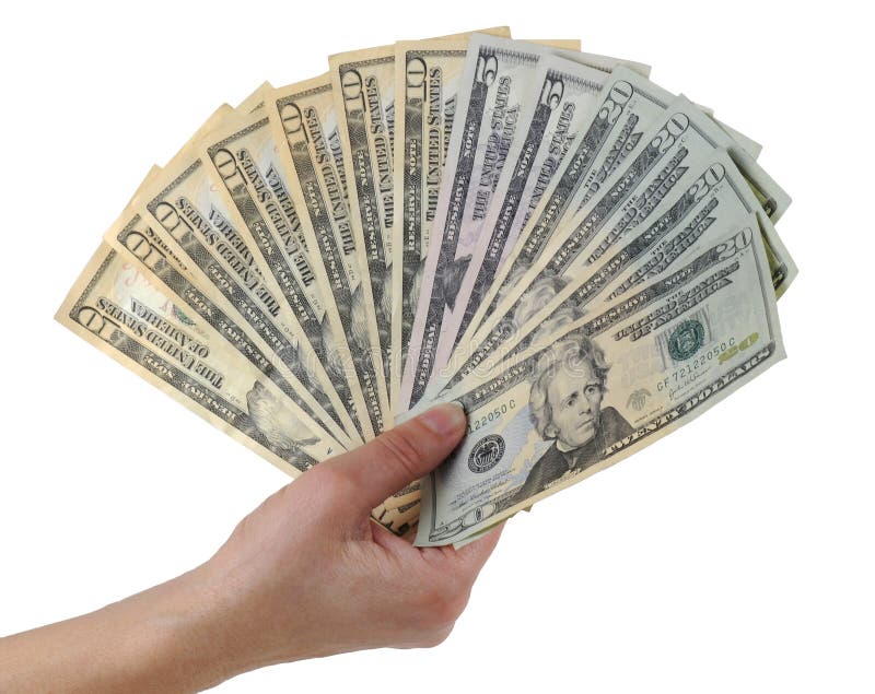 Handful of money stock image. Image of bills, loan, currency - 12494113