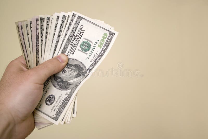 Handful of Money stock image. Image of loan, concept, cash - 5909935