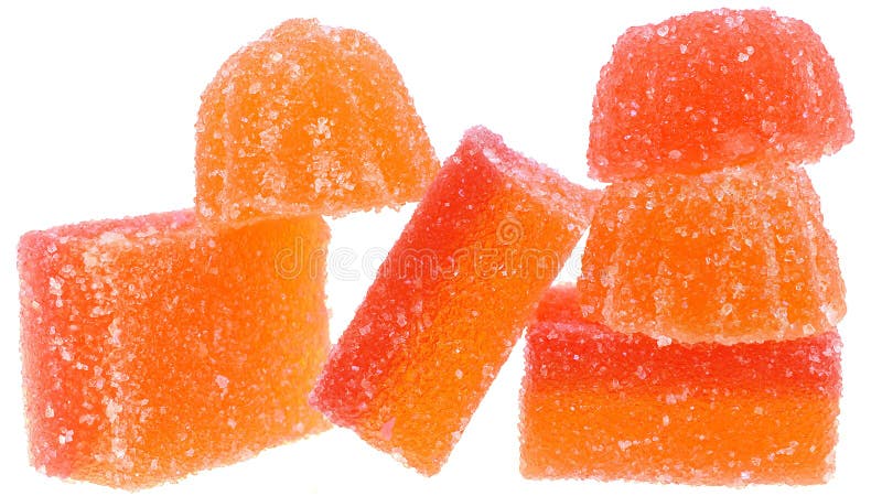 Handful of Red and Orange Candy Close Up Stock Image - Image of color ...