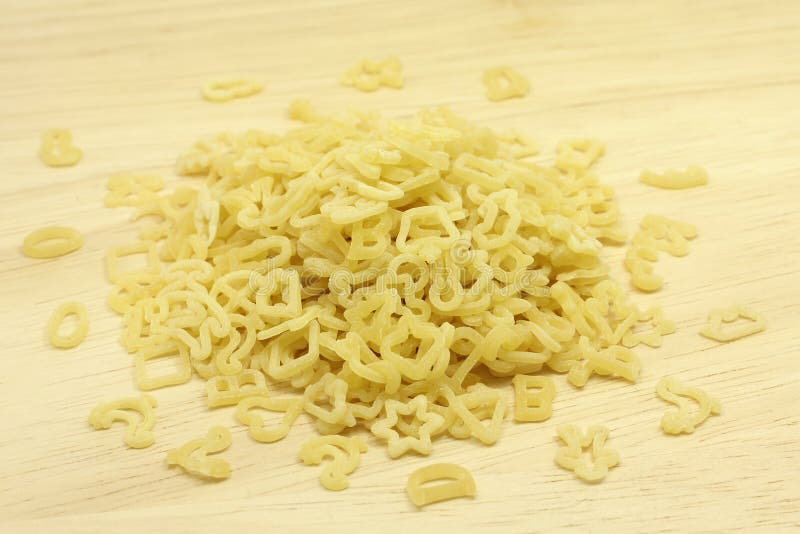 A Handful of Small Shaped Pasta Stock Image - Image of figures, handful ...