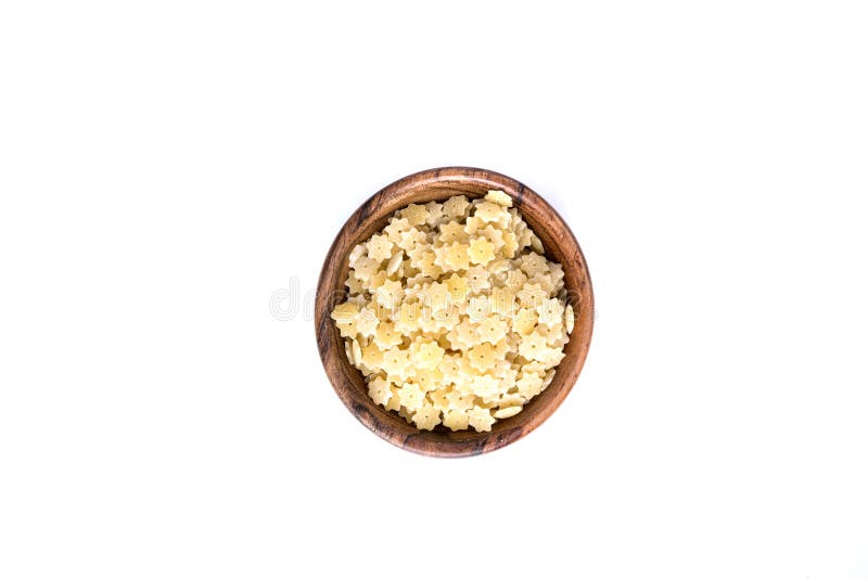 Handful of Star Shaped Dried Dehydrated Pasta Pieces Stock Photo ...