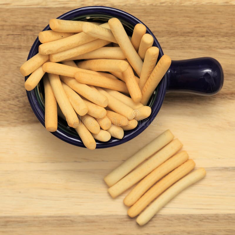Handfull of Short Thin White Crispy Bread Breadsticks Stock Image - Image of baked, carving ...