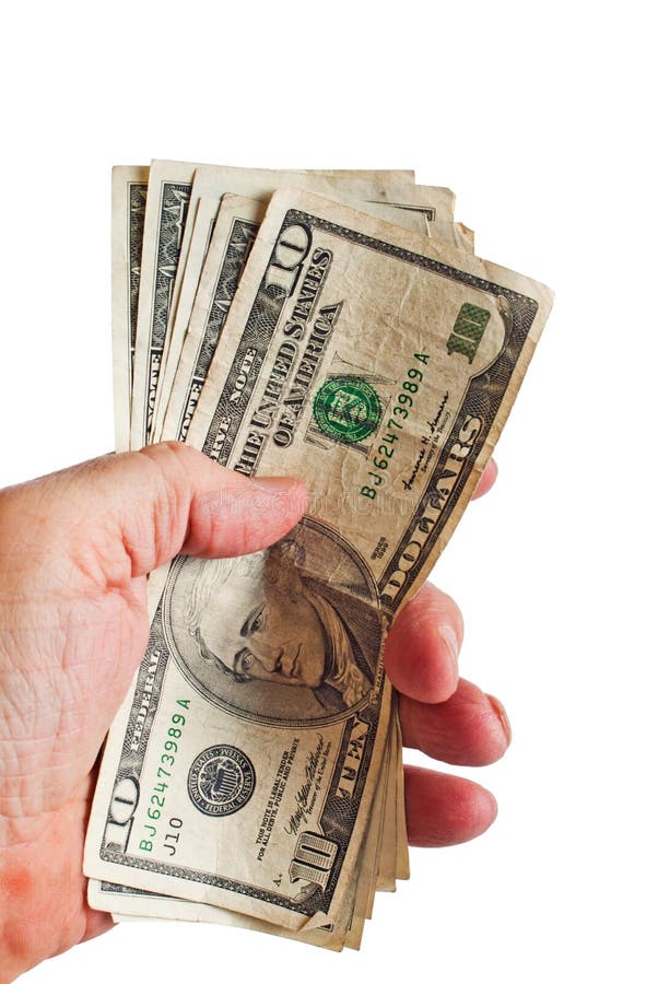 Handfull of Small American Bills Stock Image - Image of finances, cash ...