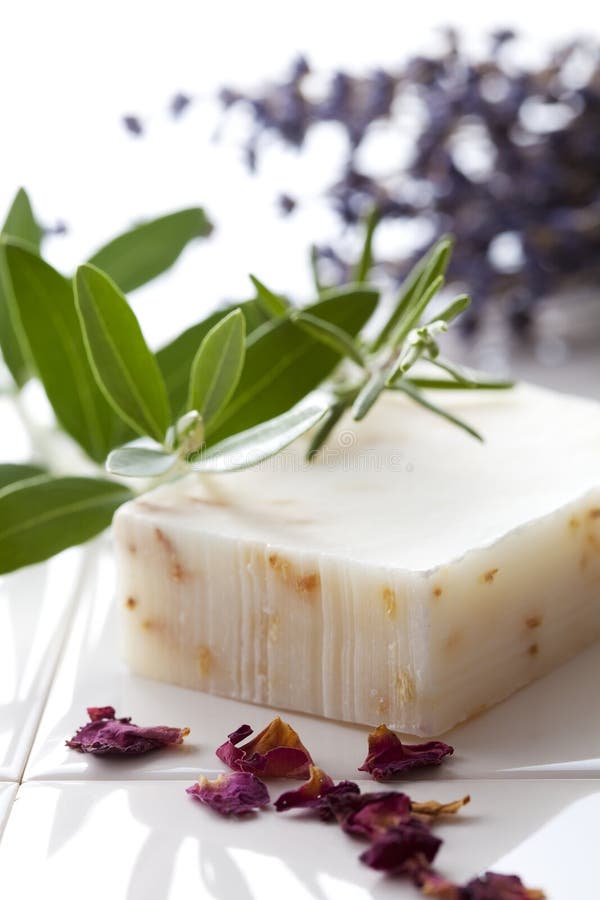 Handgemachte Seife stockbild. Bild von blatt, nahaufnahme - 14654185