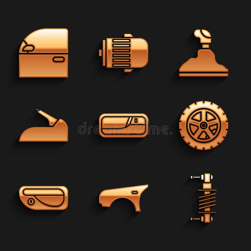 Handgreep Handgreep Handrem Schuiver Schuiver Handrem En Pictogram ...