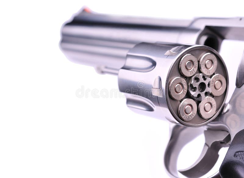 Close Front View of Handgun Stock Photo - Image of police, safety: 42583150