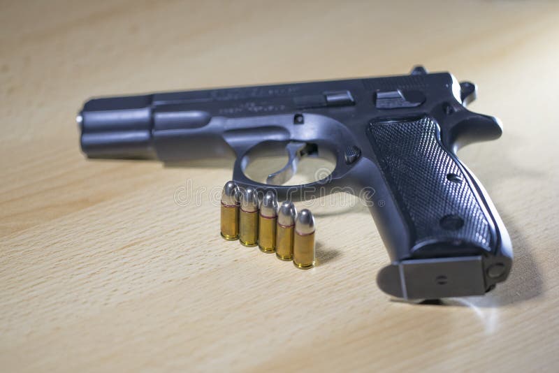 Handgun stock image. Image of security, handgun, precision - 28483519