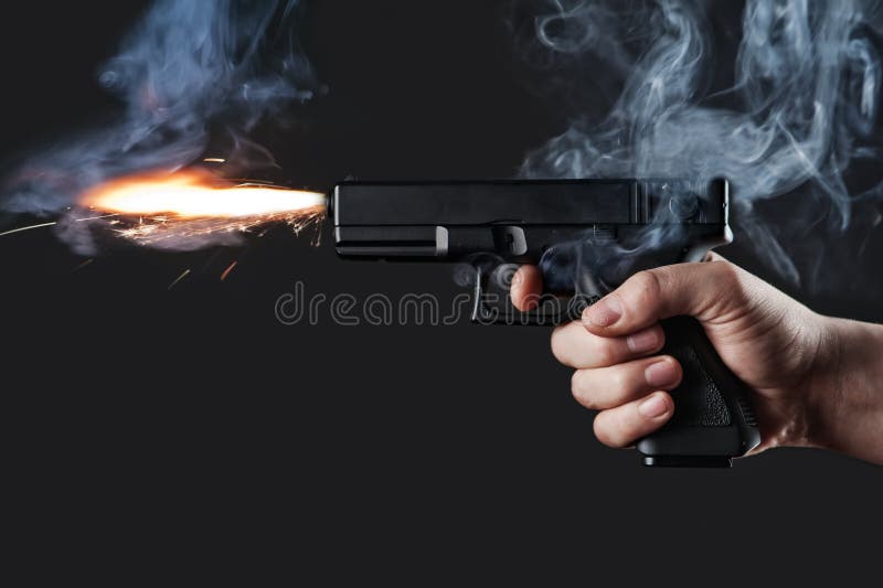 Smoking gun stock image. Image of handgun, criminal, concept - 2966341