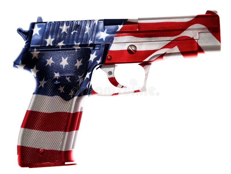 USA gun stock image. Image of freedom, concepts, handgun - 260732993