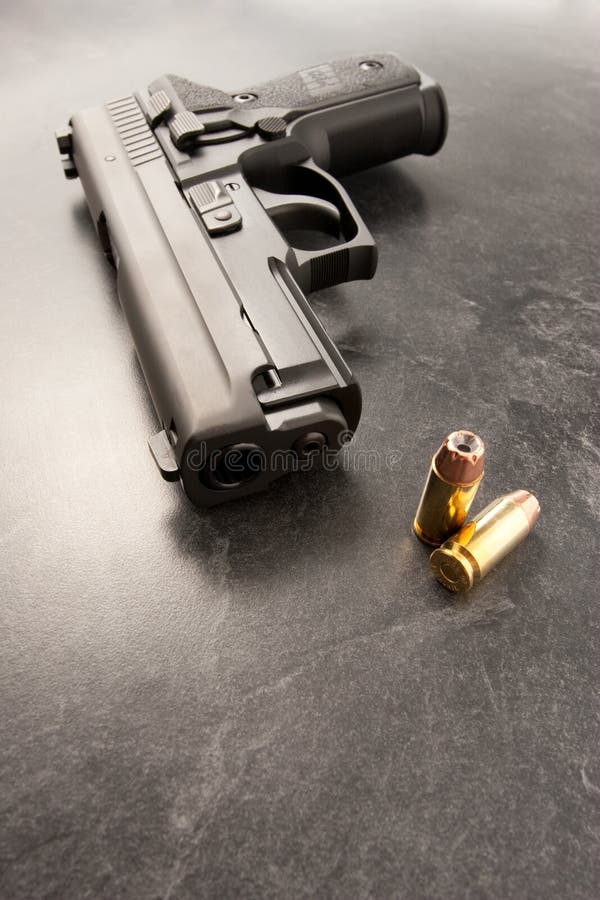 Handgun And Bullets Picture. Image: 8323076