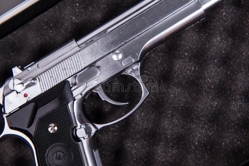 Colt M1911 Handgun on Fbi Uniform Stock Image - Image of agent ...