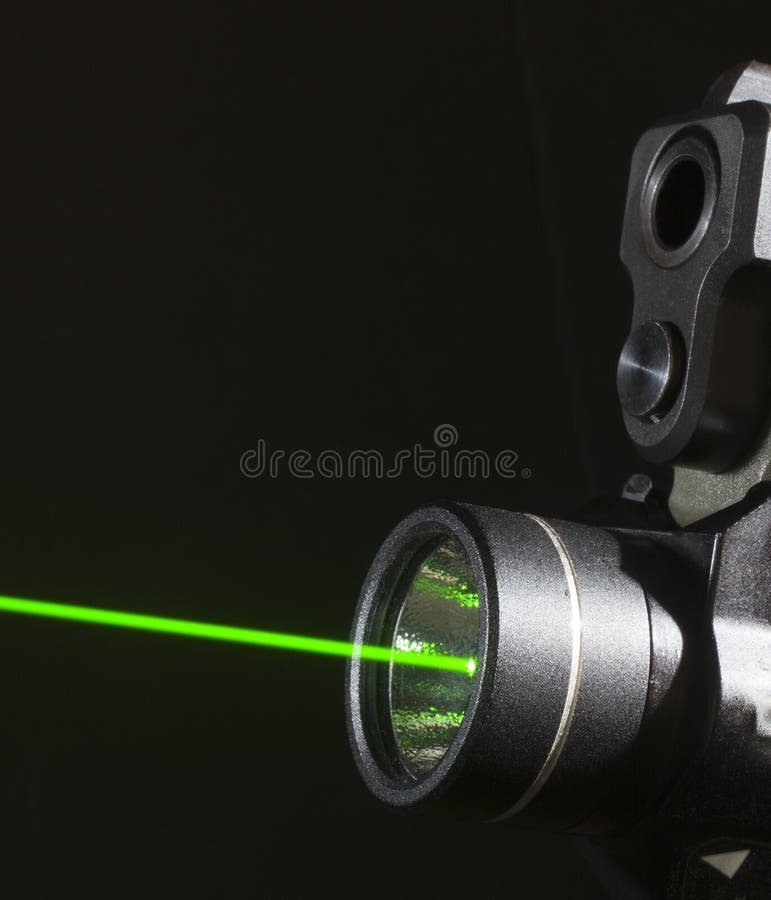 Handgun laser stock photo. Image of light, laser, polymer - 62221332