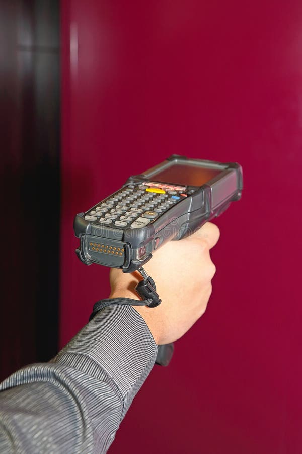 Handheld Barcode Scanner stock image. Image of logistic - 57462381
