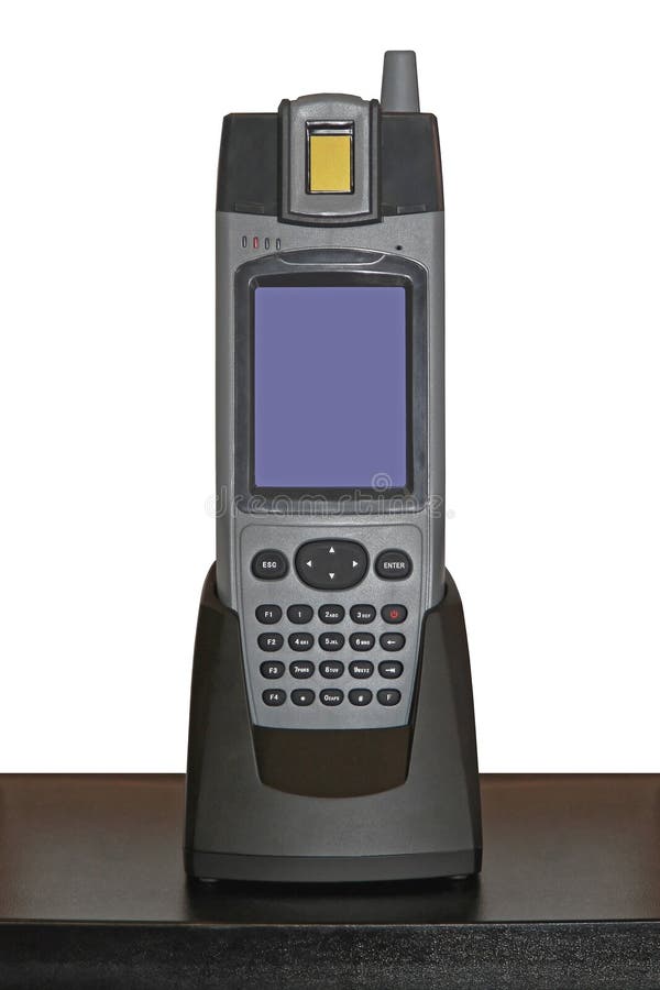 Handheld Biometric Scanner stock image. Image of data - 62617057