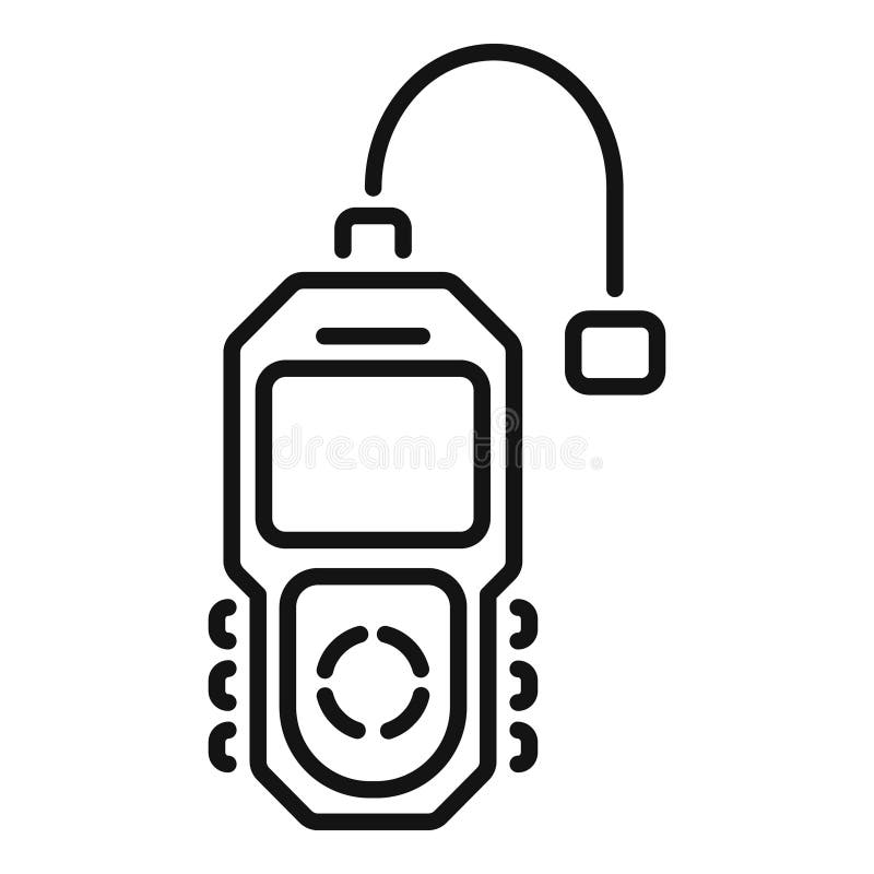 Handheld Car Diagnostic Scanner Tool Showing Engine Error Codes Icon ...