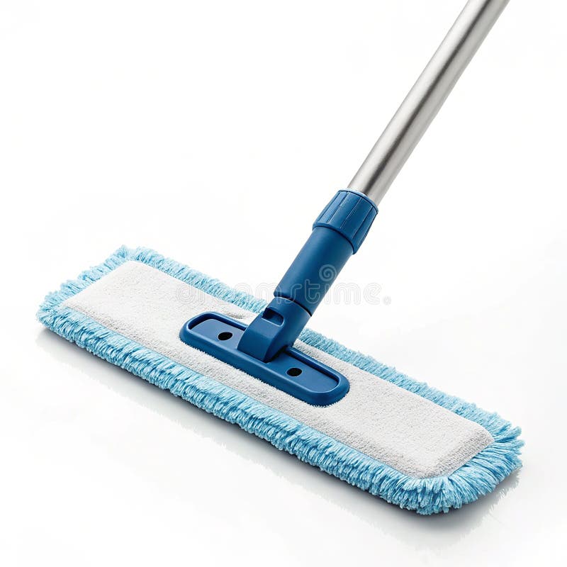 Handheld Cloth Mop for Window Cleaning Stock Illustration ...
