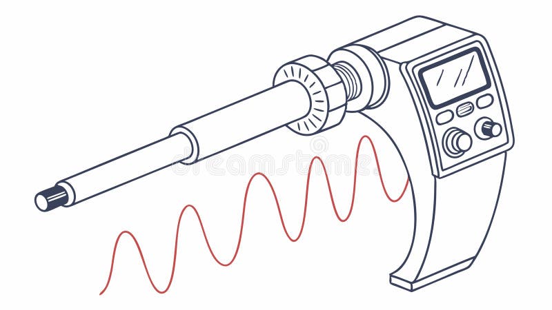 Handheld Digital Multimeter Electrical Measurement Tool, Vector Design ...