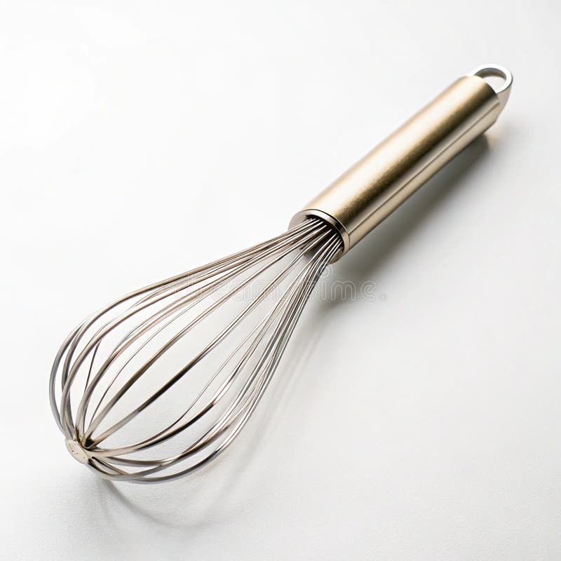 Handheld Egg Beater on White Background Stock Illustration ...