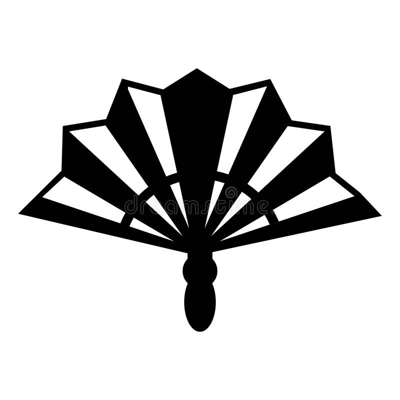 Handheld Fan Icon Logo Vector Design Template Stock Illustration ... Handheld Fan Icon Logo Vector Design Template Stock Illustration ...