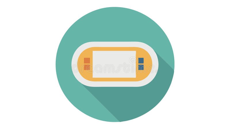 Handheld Game Console Icon Vector Illustration in Flat Style, Vector ...