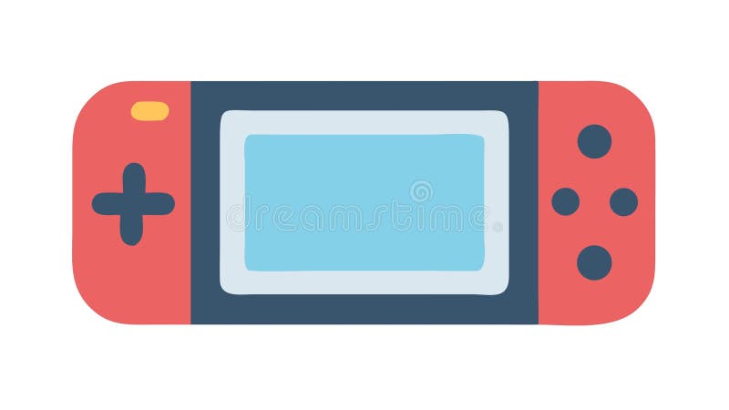 Handheld Gaming Console Icon, Portable Entertainment, Vector Design ...