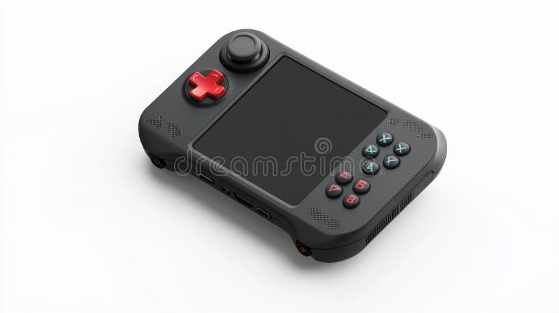 This Handheld Gaming Device Showcases a Sleek Design. it Features ...