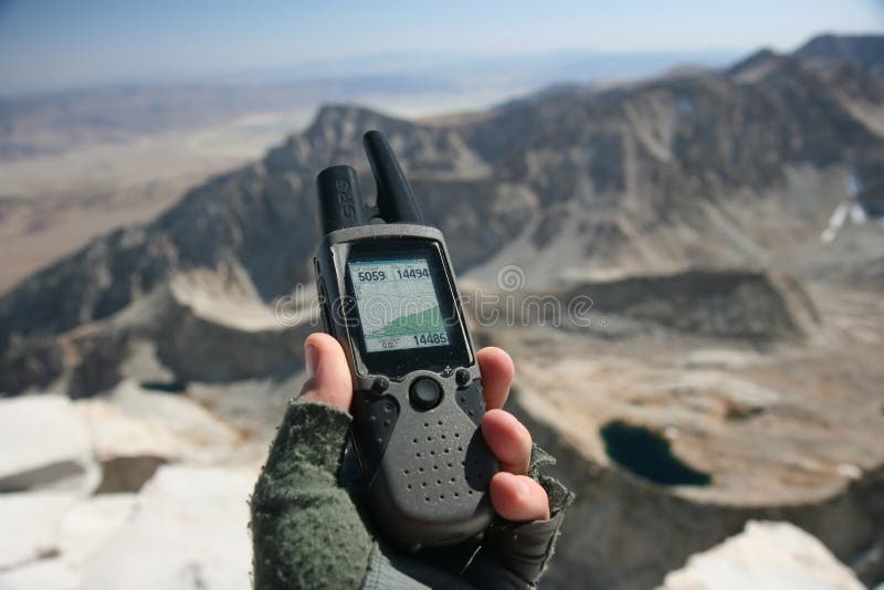 Handheld GPS stock image. Image of navigation, direction - 14572075