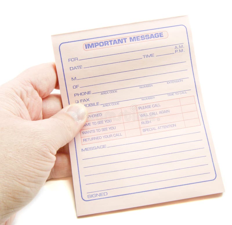 Handheld important message stock photo. Image of square - 20648706