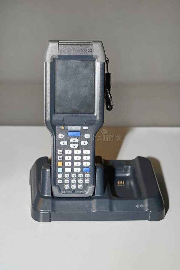Handheld Laser Barcode Reader Stock Image - Image of dock, reader ...