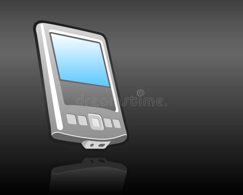 PDA stock illustration. Illustration of portable, personal - 372062