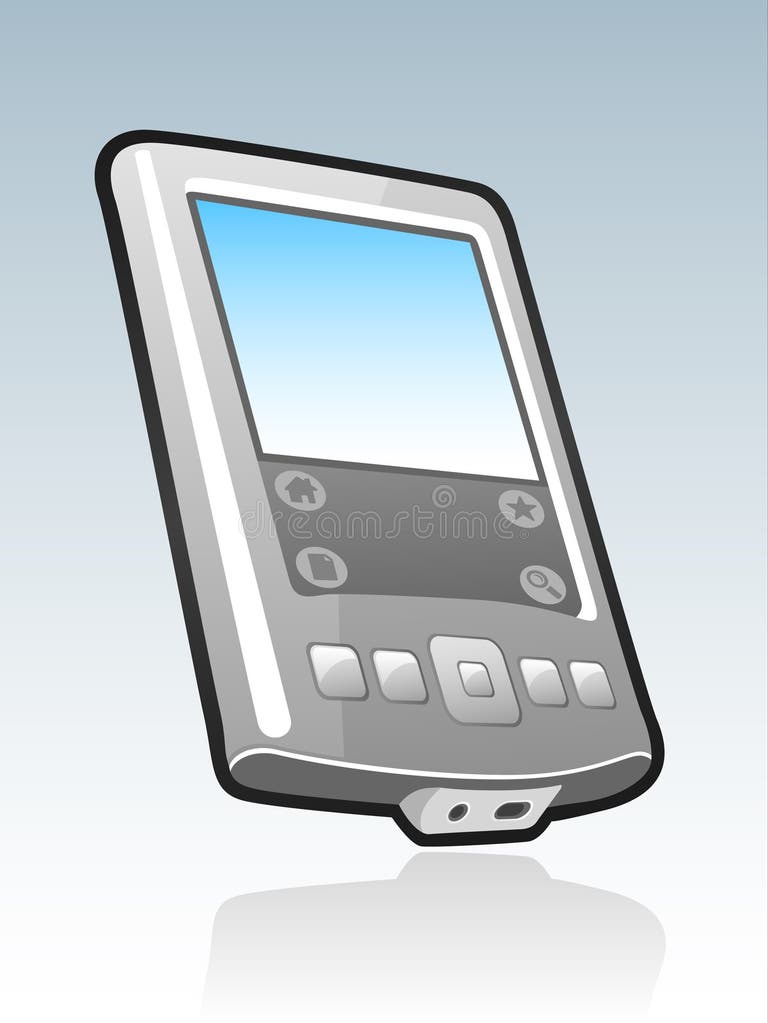 Handheld Mobile Computer Stock Illustrations – 2,811 Handheld Mobile ...