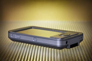 Handheld PDA Digital Mobile Computer Electronics Stock Image - Image of ...