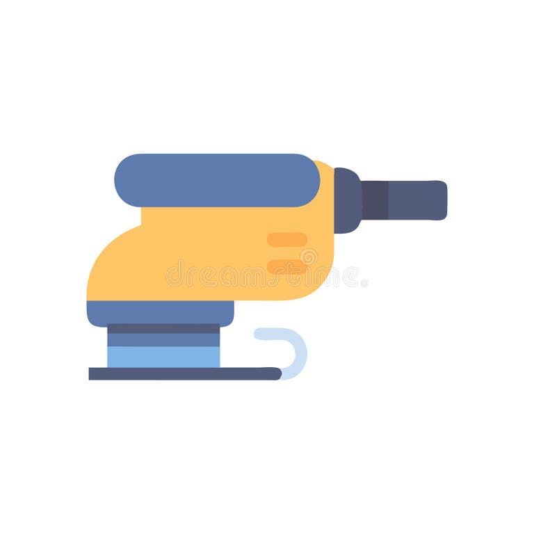 Handheld Sander Icon for Finishing Work Stock Photo - Illustration of ...