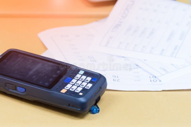 Handheld Scanner stock photo. Image of package, computer - 102547450