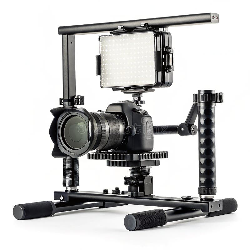Handheld Stabilizer Rig for Smooth Video Stock Illustration ...