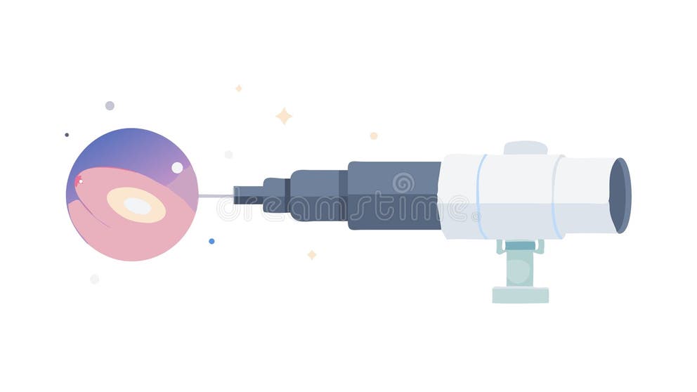 Handheld Telescope Compact Observation, Vector Design Generative AI ...