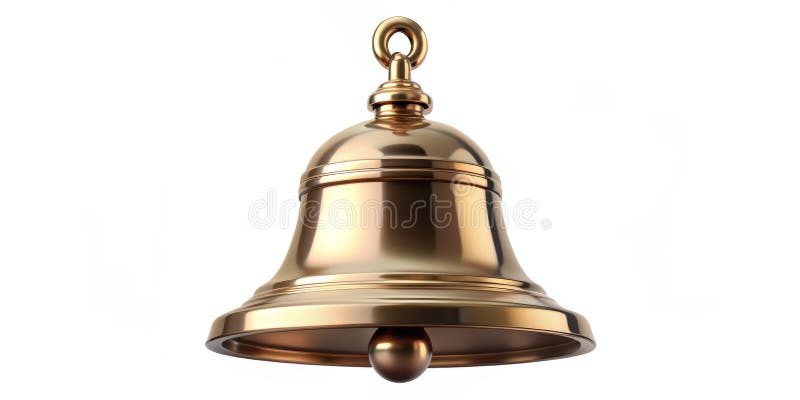 Handheld Tinkle Chime Bell 3D Rendered Illustration for App ...
