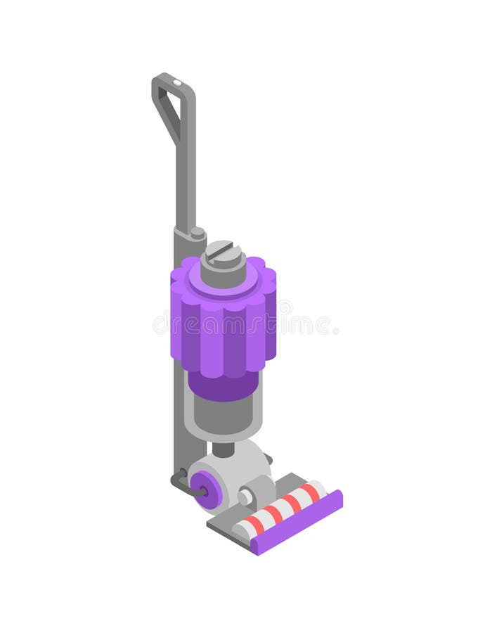 Handheld Vacuum Cleaner Isolated. House Cleaning Machine Stock Vector ...