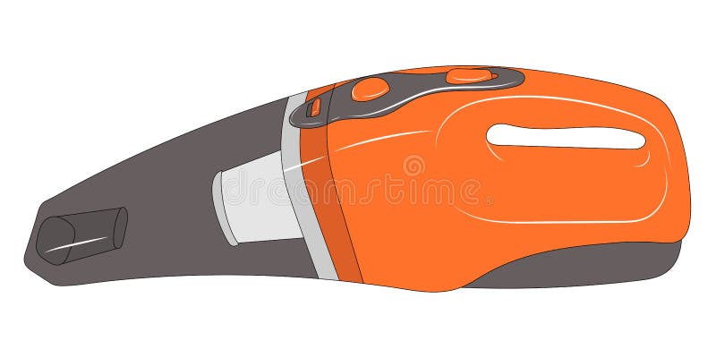 Handheld Vacuum Cleaner Vector Stock Vector - Illustration of electric ...