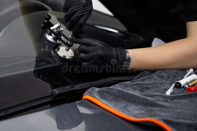 Handheld Windshield Crack Repair Stock Photos - Free & Royalty-Free ...