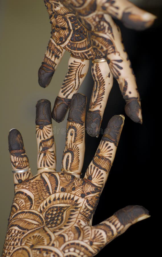 Hennatatuering, Indisk Brud Arkivfoto - Bild av flicka, kropp: 99616930