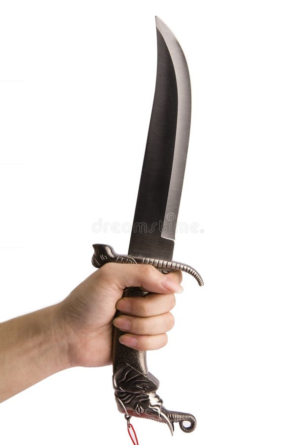 Dolch in der Hand stockbild. Bild von waffe, arme, hand - 3337231