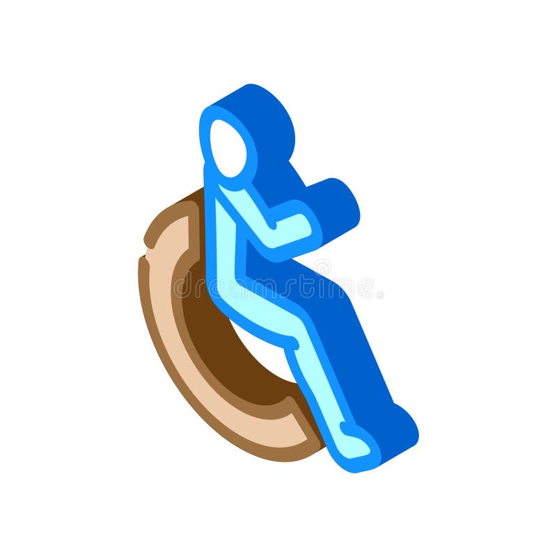 Handicap Accessible Information Isometric Icon Vector Illustration ...