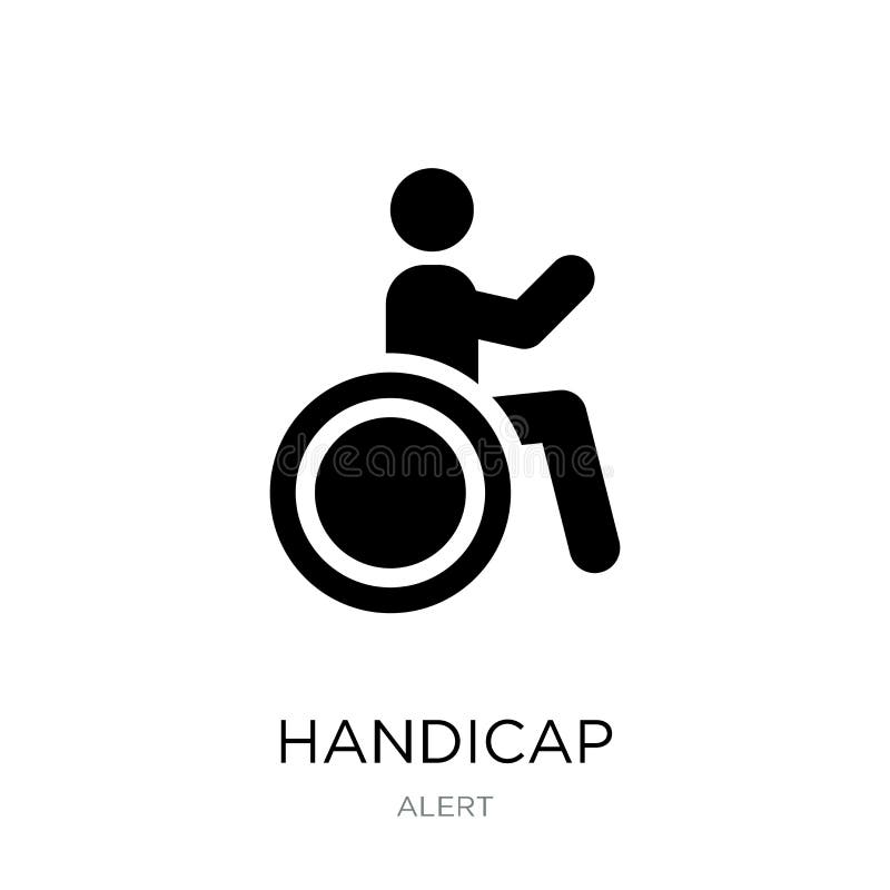 Handicap Icon in Trendy Design Style. Handicap Icon Isolated on White ...
