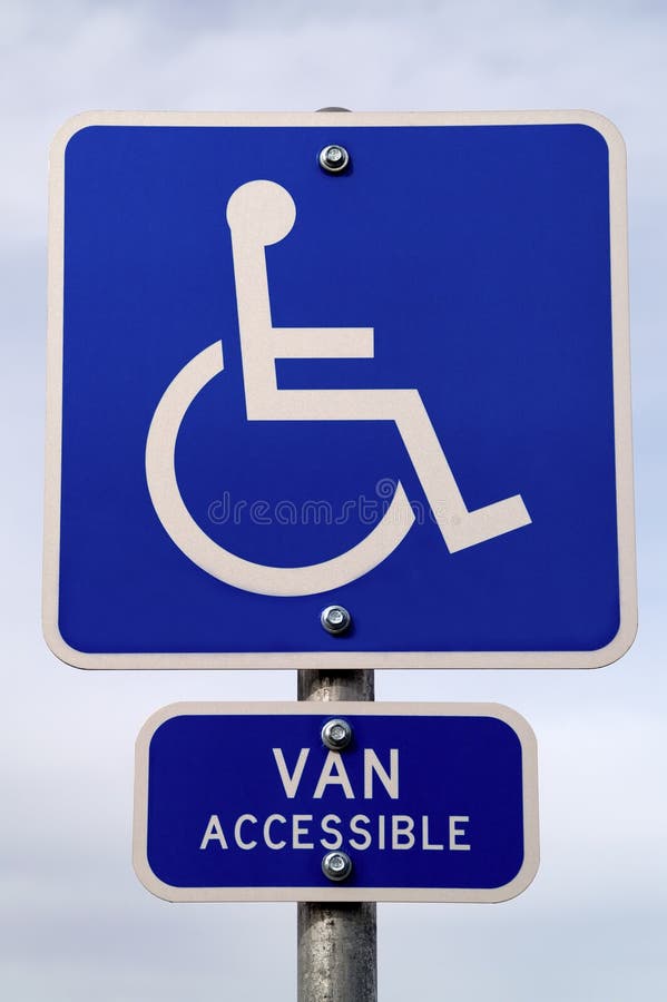 Handicap Parking Sign stock photo. Image of parking, post - 16185800
