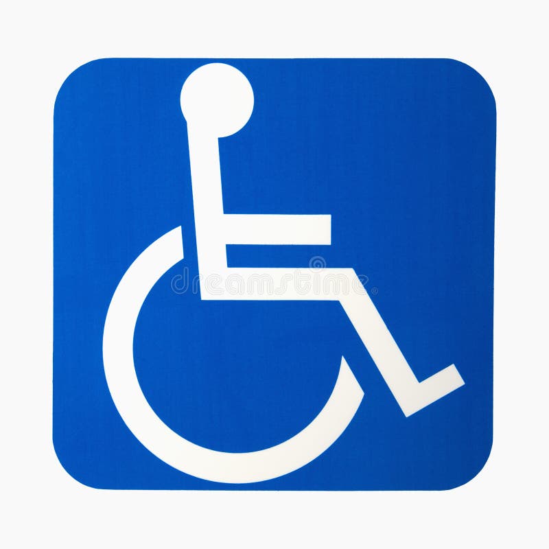 Handicap sign. stock photo. Image of life, access, isolated - 3532532