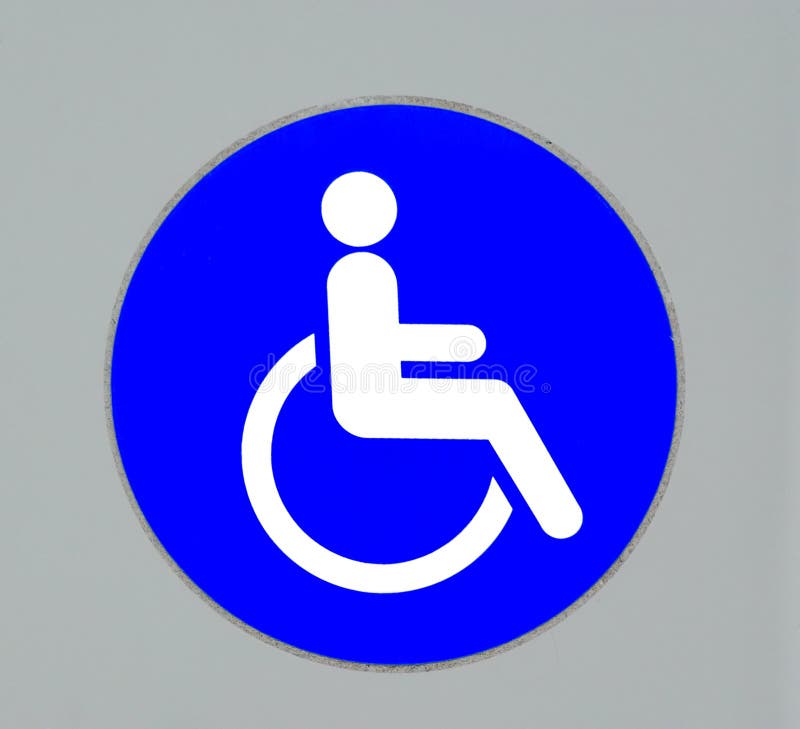 Handicap Sign stock image. Image of symbol, icon, person - 5518527